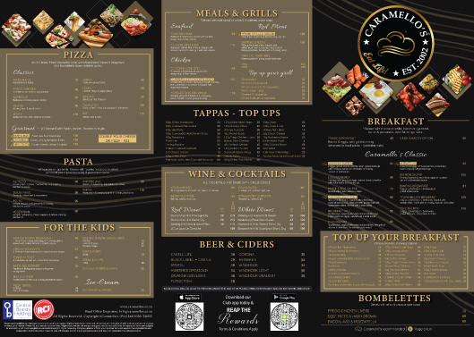 Main Menu | Caramello's